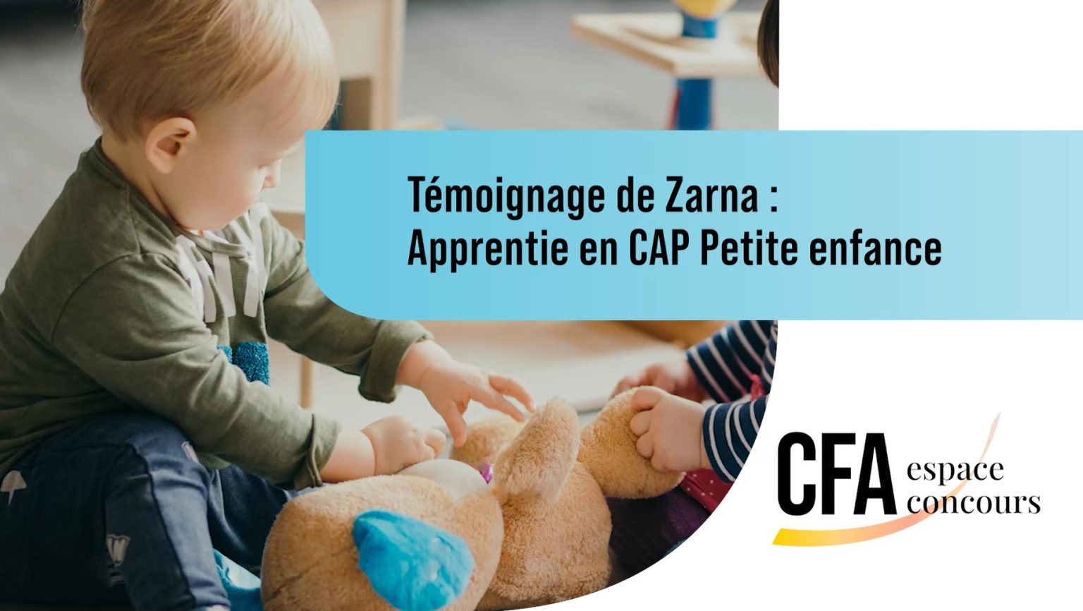 Témoignage d'une apprentie au CAP AEPE en alternance - CFA Espace Concours