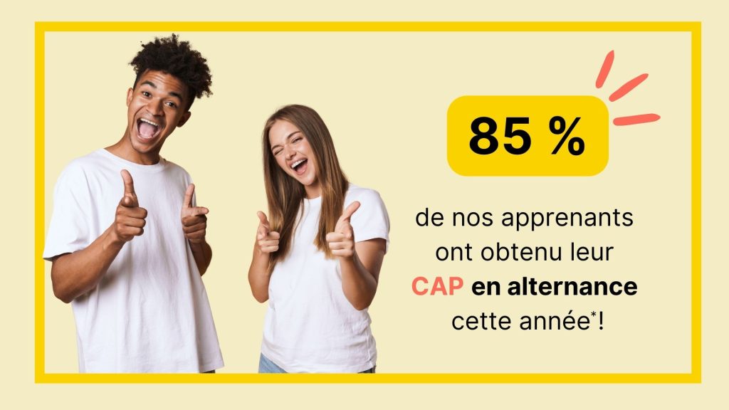 Nos taux de réussite des CAP en alternance en 2024 - CFA Espace Concours